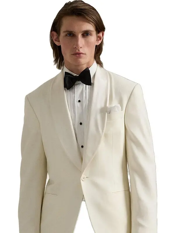 Ralph Lauren Polo Tailored Barathea Dinner Jacket - Cream