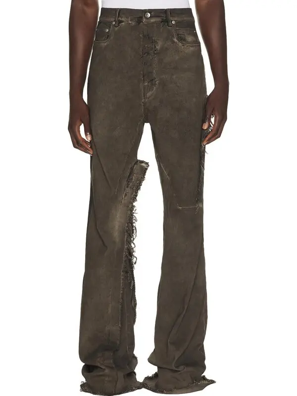 Rick Owens Bolan Bootcut Jean - Dust Combo