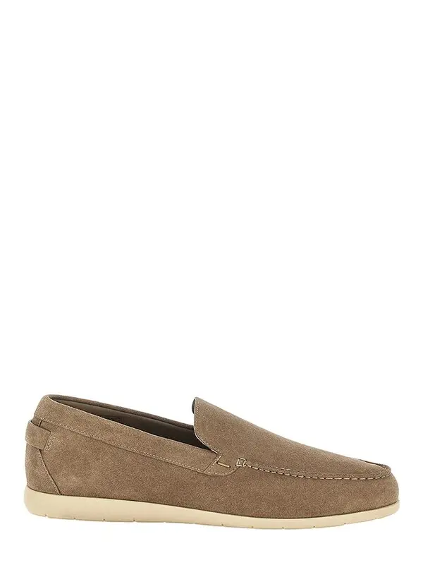 Paul & Shark Portofino Suede Loafers - Sahara