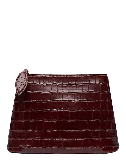 LIFFNER Zip Clutch - Red