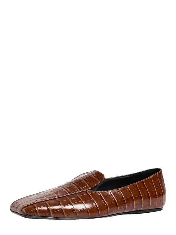 Christopher Esber Ettore Embossed Loafers - Cognac