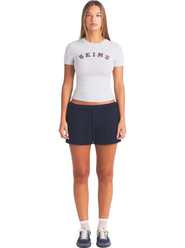 SKIMS Cotton Fleece Classic Short - Navy
