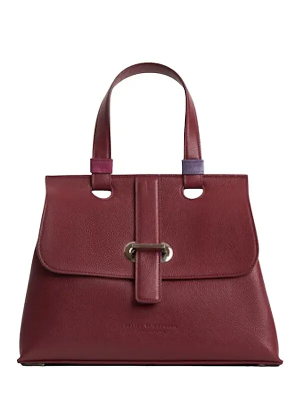 HESTER VAN EEGHEN Barnina Leather Bag - Purple