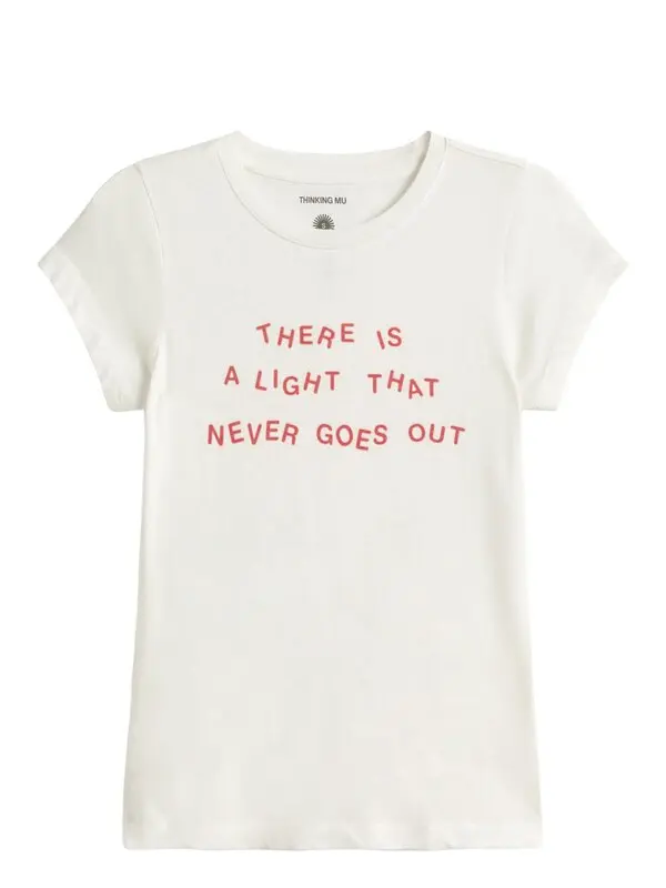 THINKING MU Mirna Slim Fit T-shirt - White