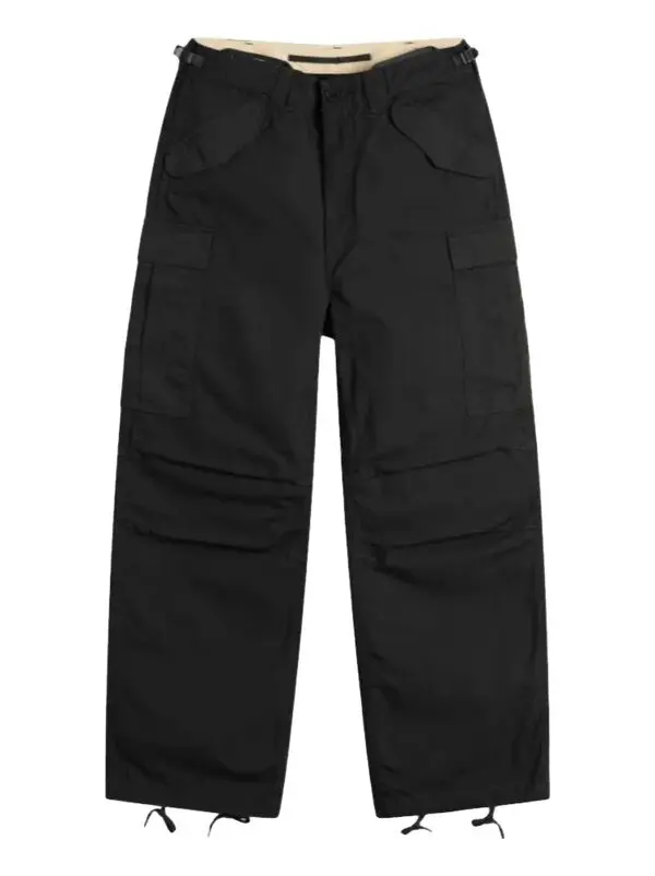 Nanamica Button Cargo Trousers - Black