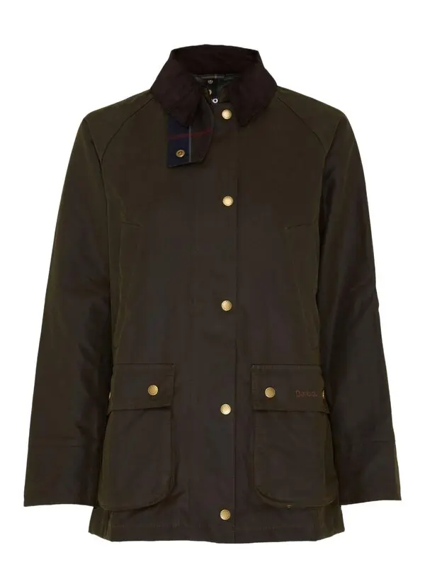 Barbour Acorn Waxed Cotton Jacket - Black