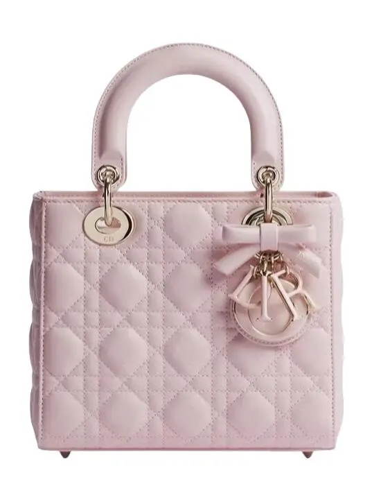 Dior Lady Small Shoulder Bag - Soft Pink