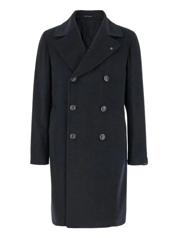 Tagliatore Arden Double-breasted Coat - Black