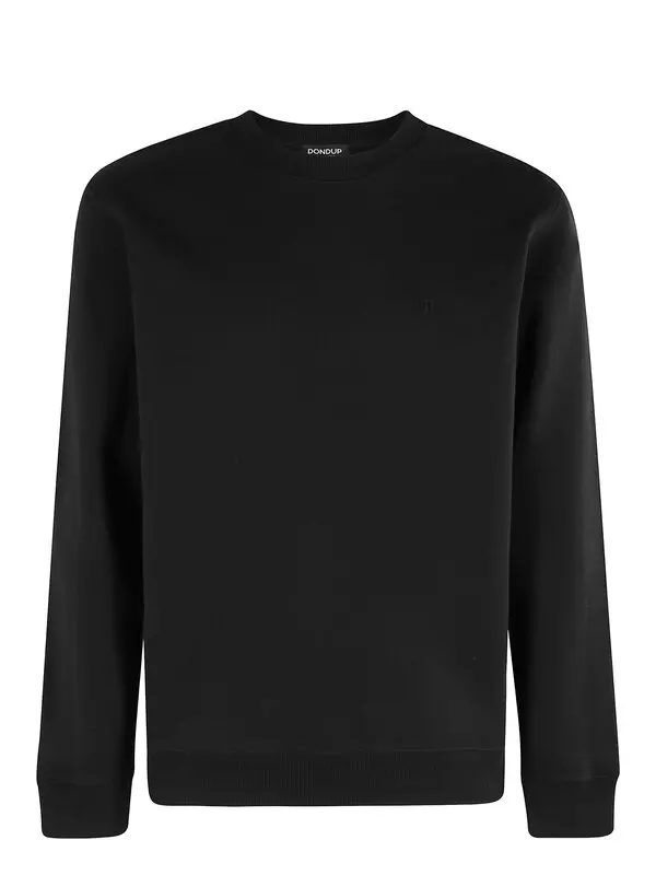 DONDUP Crewneck Cotton Sweater - Black