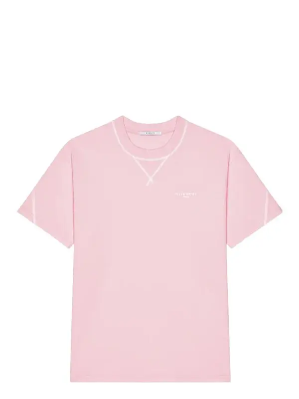 Givenchy Logo Printed Crewneck T-shirt - Light Pink