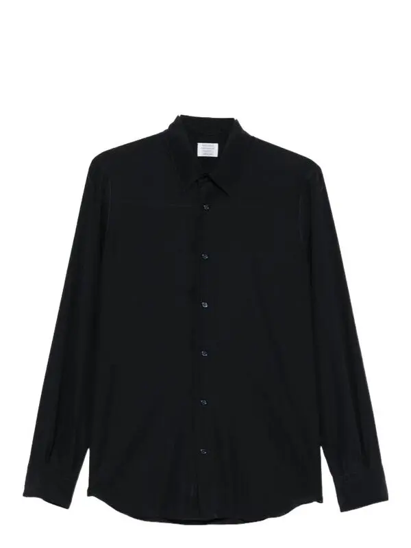 MAZZARELLI Long-sleeved Shirt - Navy Blue