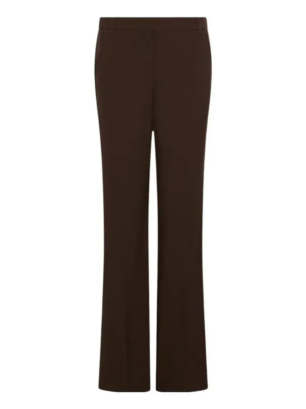 Marella Pleated Casual Trousers - Brown