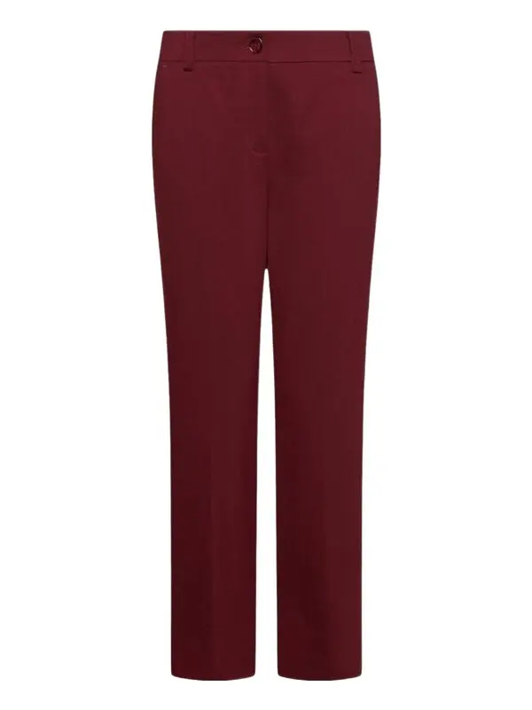 Marella Tailored Trousers With Belt Loops - Brown