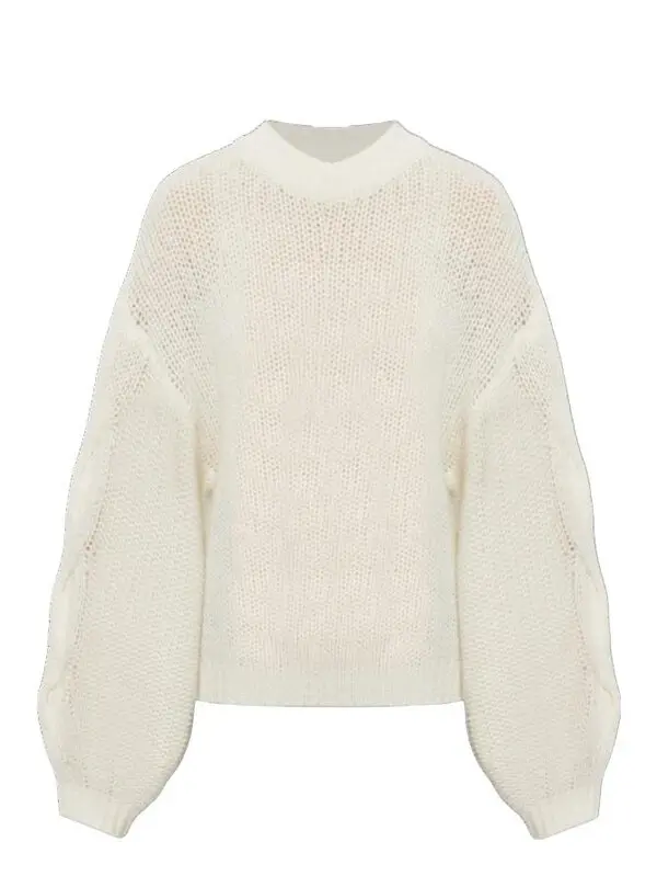 LISA YANG Runi Cable-knit Sweater - Cream