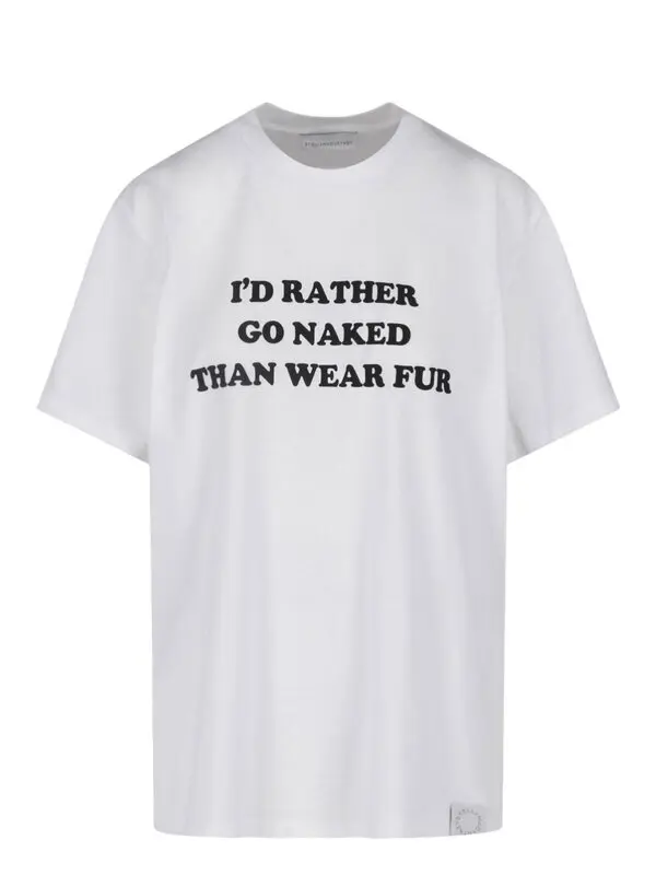 Stella McCartney Printed Crewneck T-shirt - White
