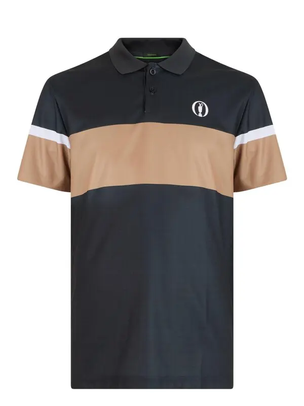 Hugo Boss Collared Short-sleeved Polo Shirt - Black