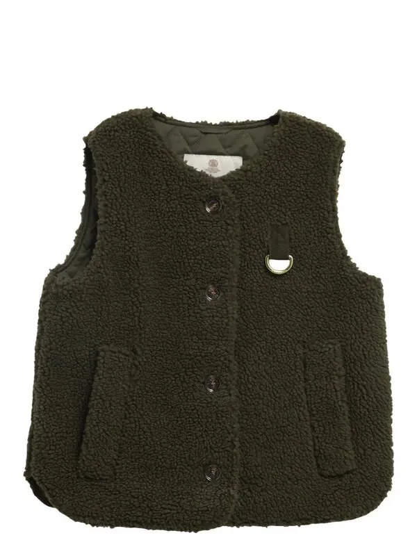 Barbour Fleece Vest - Olive Green