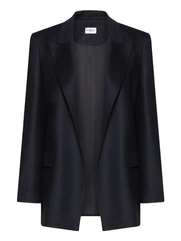 Marella Long-sleeve Blazer - Black