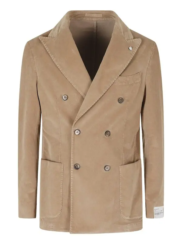 L.B.M. 1911 Double-breasted Casual Jacket - Dove
