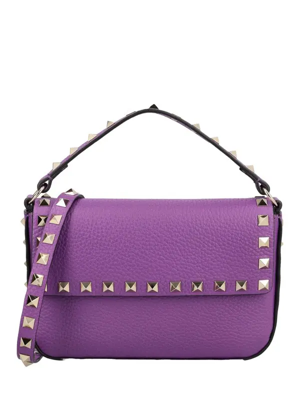 Valentino Garavani Studded Shoulder Bag - Purple