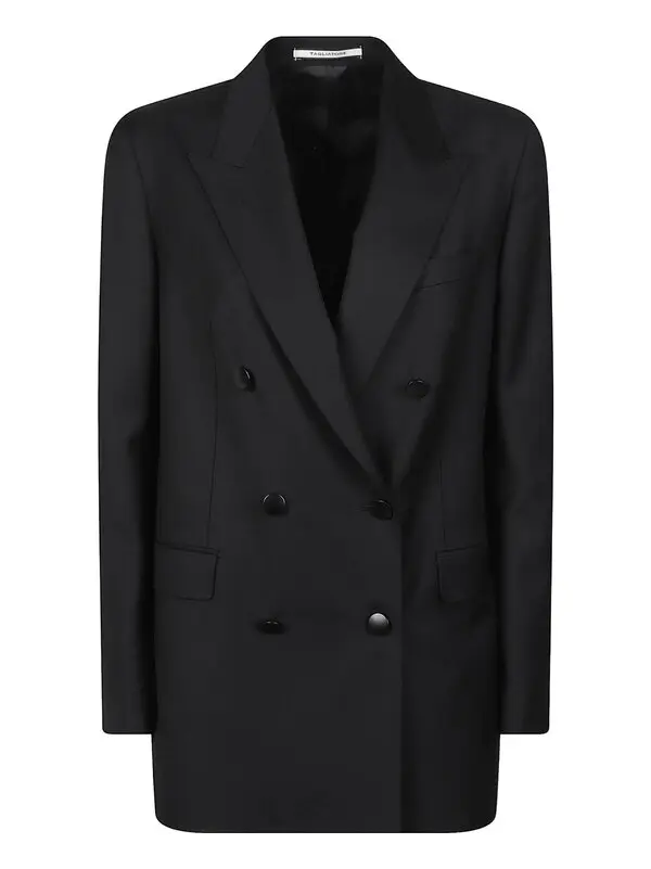 Tagliatore Long-sleeve Blazer - Black