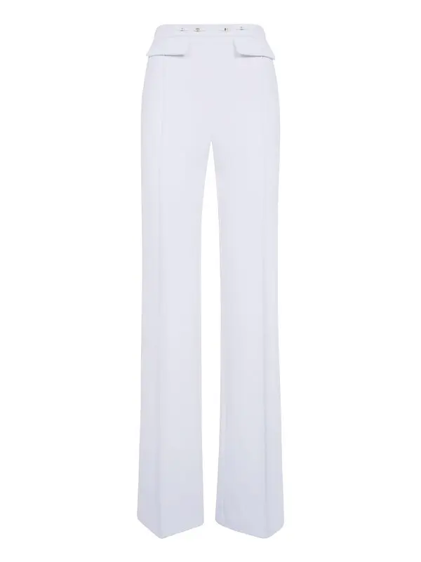 Elisabetta Franchi Flared Tailored Pants - Ivory