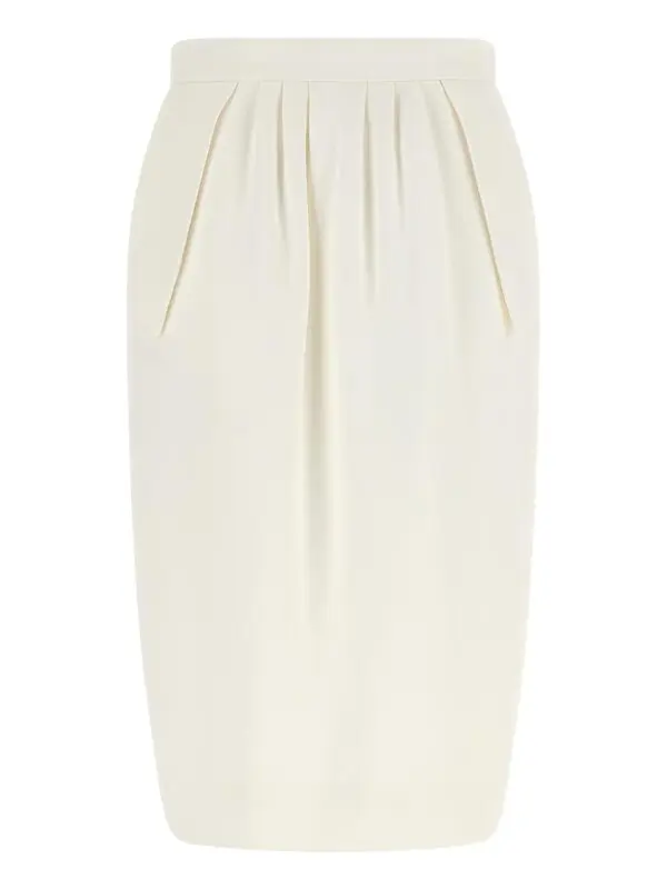 Stella McCartney High-waist Zipped Skirt - White