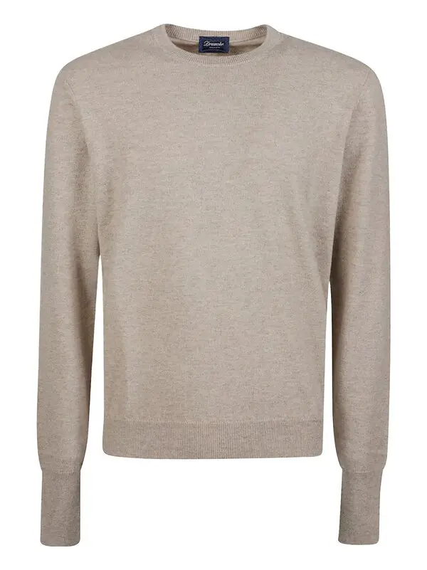 DRUMOHR Cashmere Crew Neck Sweater - Nude
