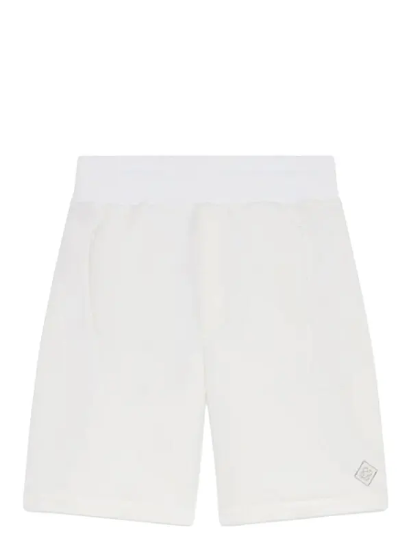 Casablanca Pleated Shorts - White