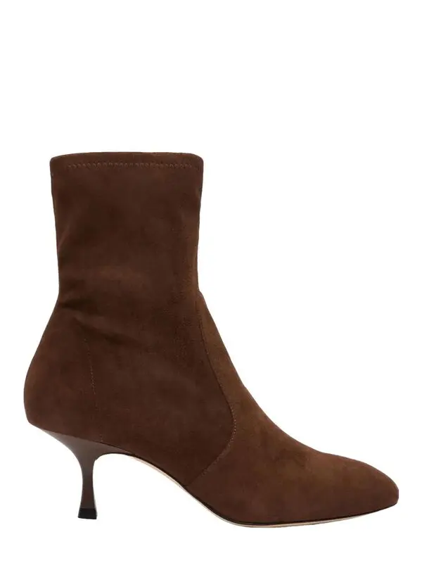 STUART WEITZMAN Madison Bootie 60 Ankle Boots - Cigar