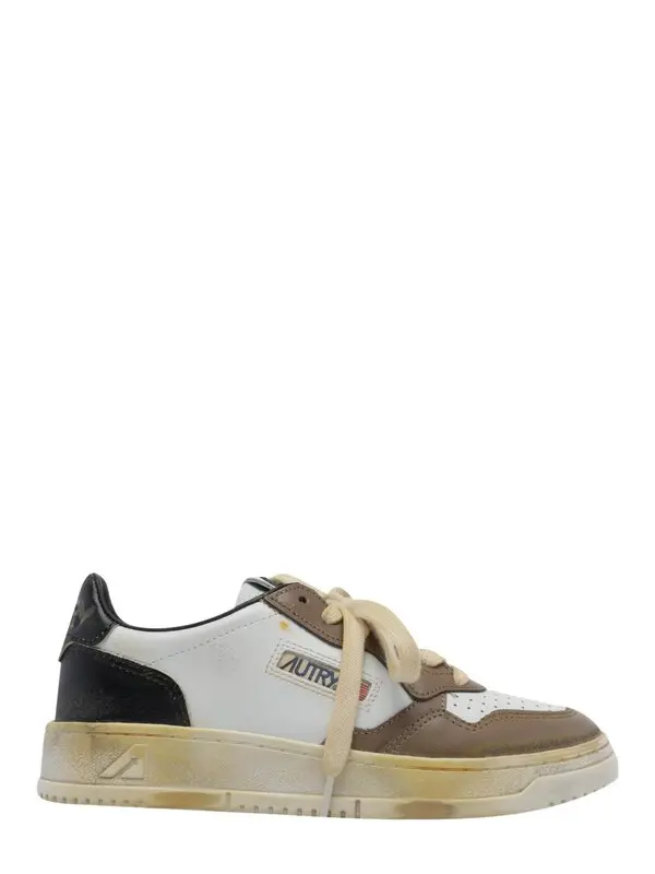 AUTRY Round-toe Sneakers - Brown
