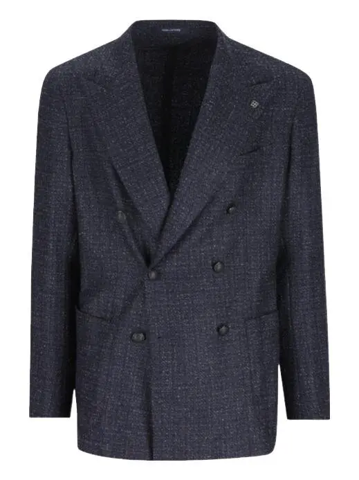 Tagliatore Long-sleeve Blazer - Black