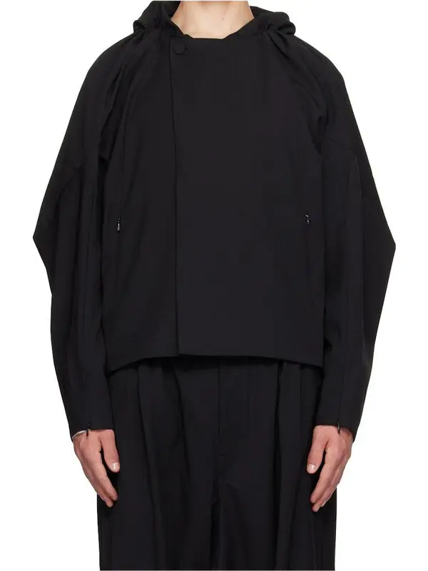 KIKO KOSTADINOV Ruched-cuff Jacket - Black