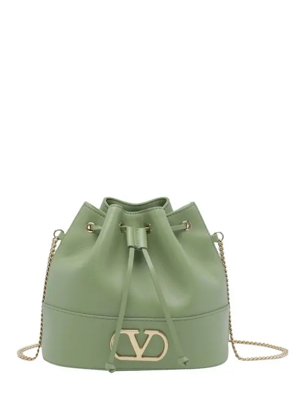 Valentino Garavani Logo Shoulder Bag - Green