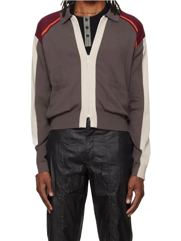KIKO KOSTADINOV Zip-up Cardigan - Slate Grey