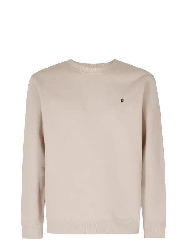 DONDUP Long-sleeve Crew-neck Sweatshirt - Nude
