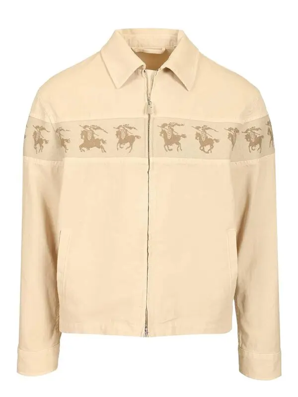 Burberry Cotton Canvas Jacket - White