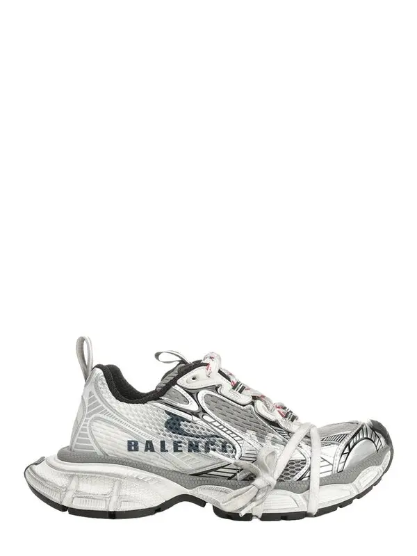 Balenciaga 3xl Split Log Sneakers - White