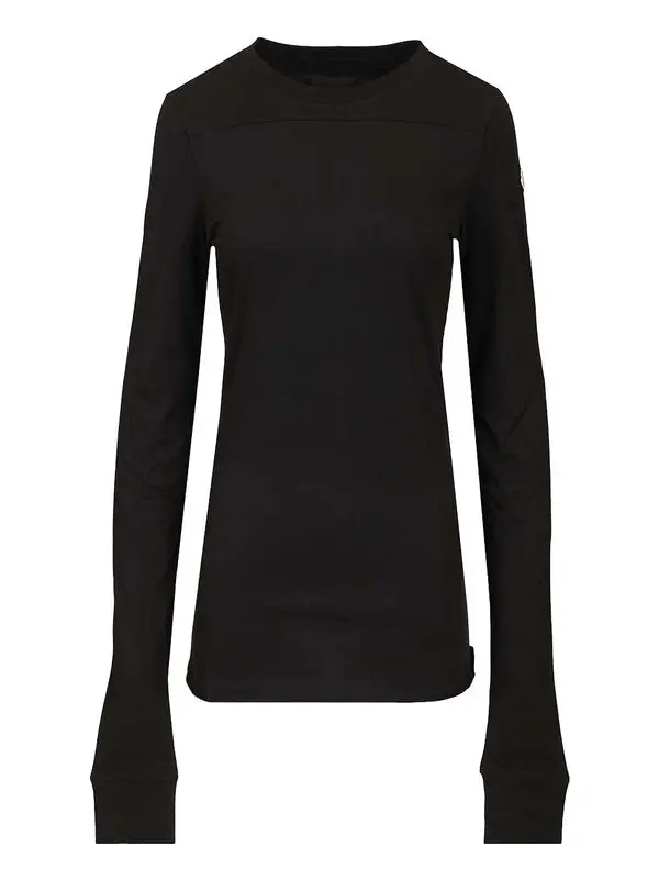 Moncler Girder" Long Sleeve T-shirt - Black
