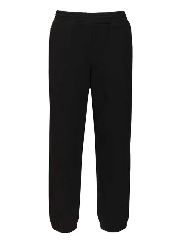 Burberry Ronnie Cotton Jogging Trousers - Black