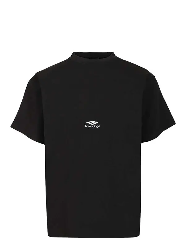 Balenciaga Oversized T-shirt - Black