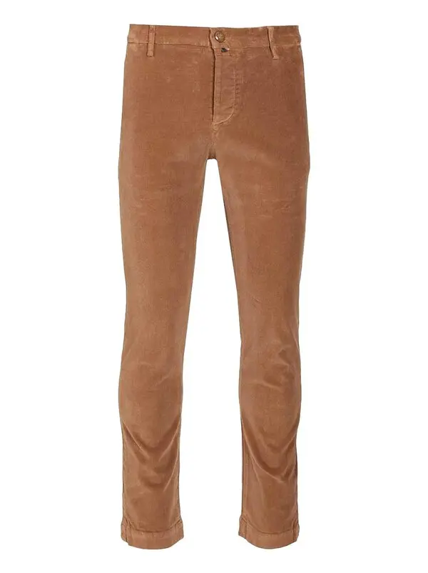 Jacob Cohen Slim Fit Corduroy Trousers - Brown