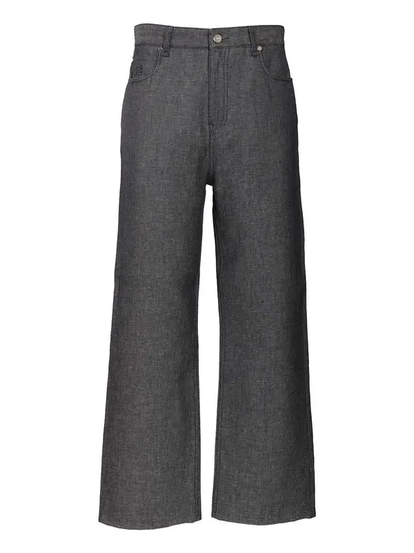 Fendi Straight-fit 5-pocket Jeans - Blue