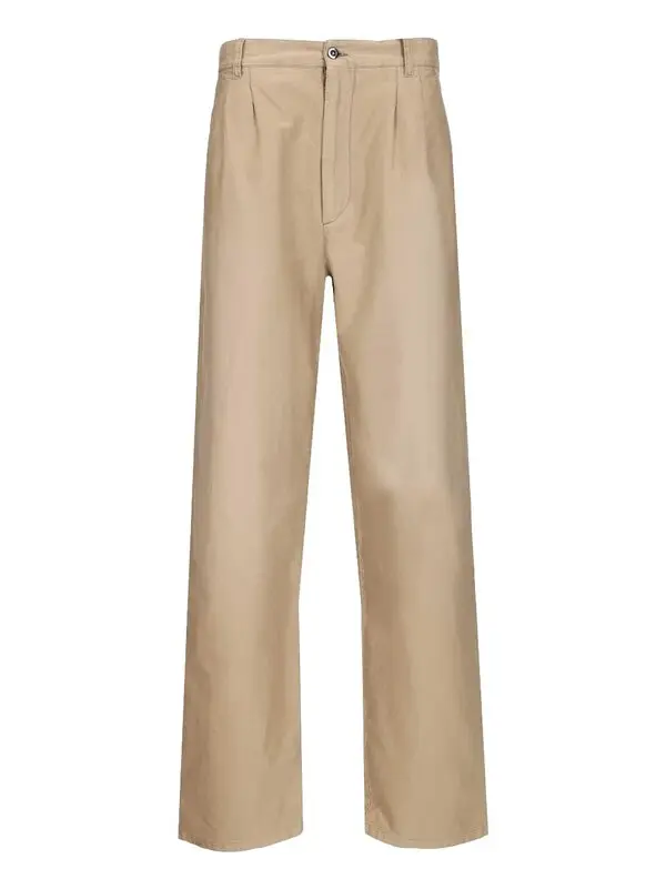 MAISON MARGIELA Cotton Trousers - Cream
