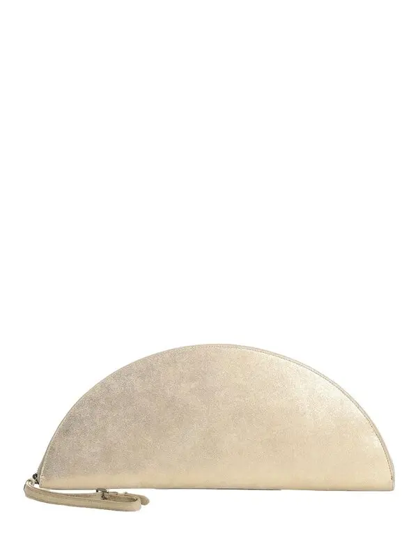 MAISON MARGIELA Half-moon Pouch With Drawstring - Gold