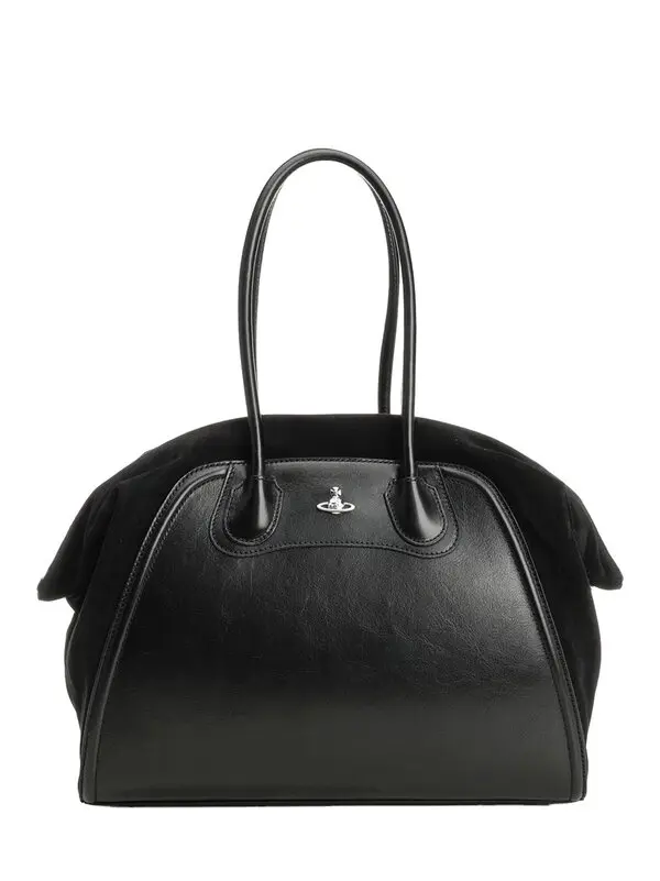 VIVIENNE WESTWOOD Shirley Leather Bag - Black