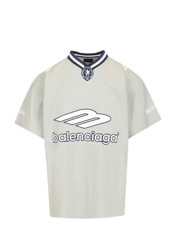 Balenciaga 3b Football T-shirt - Gray
