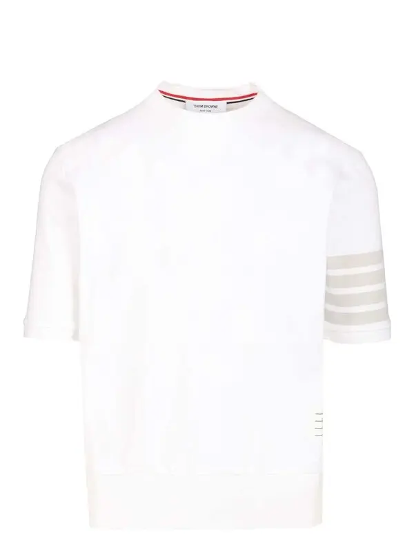 Thom Browne Bar T-shirt - White