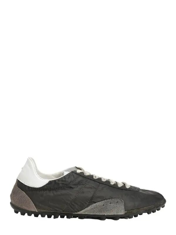 MAISON MARGIELA Sprinter Sneakers In Technical Fabric And Suede - Green