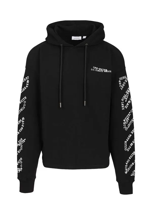 Off-White Type Arrow Hoodie - Black